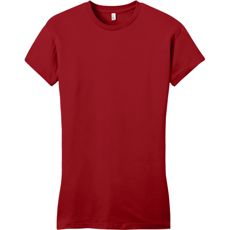 Junior's 100% Cotton T-Shirts District Threads DT6001