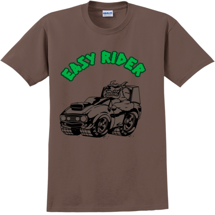 Easy Rider Adult 100% Cotton T-Shirts Gildan 2000