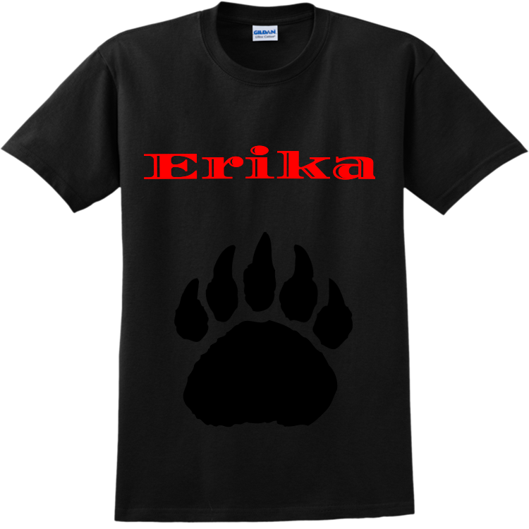 ERIKA Adult 100% Cotton T-Shirts Gildan 2000