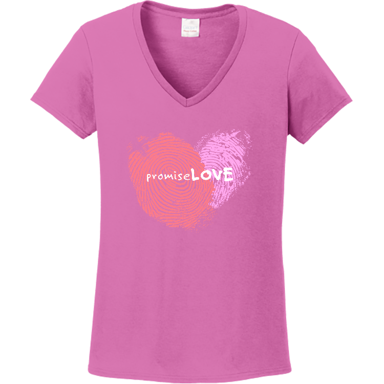 Pink Plf Women's 100% Cotton T-Shirts Gildan 5V00L