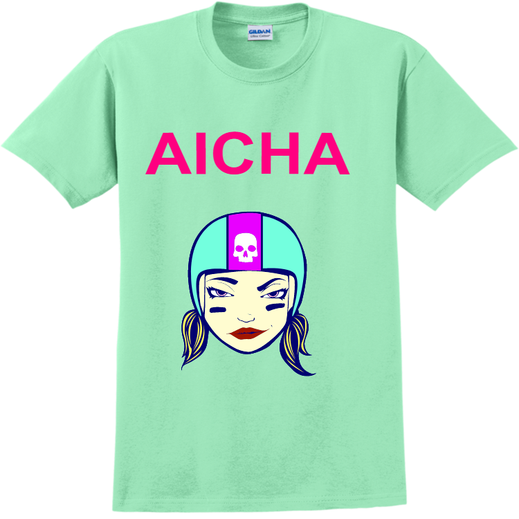 AICHA Adult 100% Cotton T-Shirts Gildan 2000