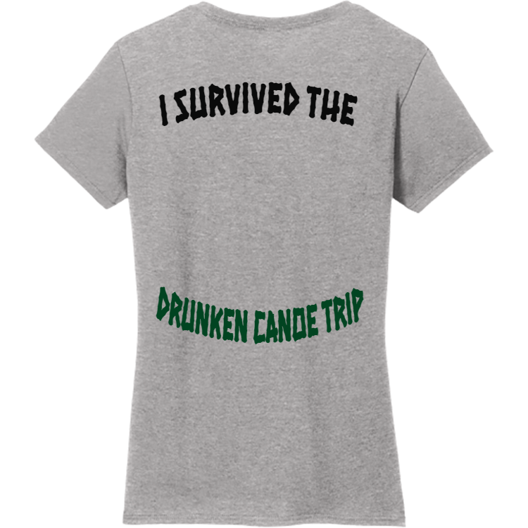 I survived the Drunken Canoe Trip Women's 100% Cotton T-Shirts Gildan 5V00L