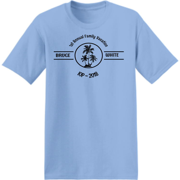 IOP 1 Men's 50/50 Cotton/Polyester T-Shirts Hanes 5170