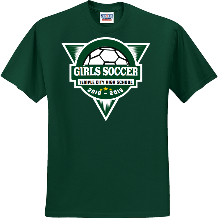 GIRLS SOCCER 2018 2019 TEMPLE CITY HIGH SCHOOL DISCONTINUED Unisex 100% ...