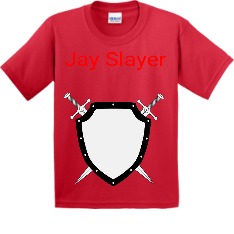 Jay Slayer Boys 100% Cotton T-Shirts Gildan 2000B