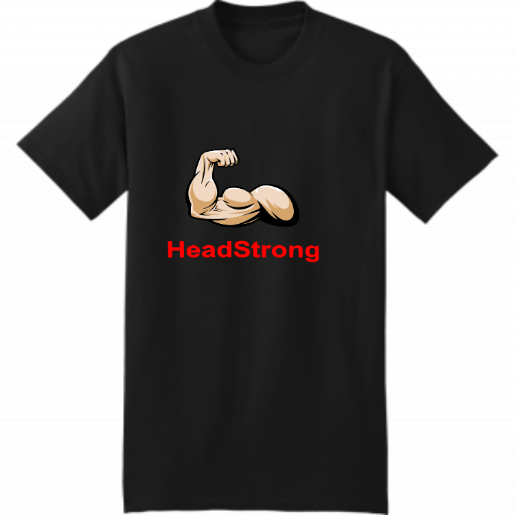 Head Strong Mens 100% Cotton T-shirts Men's T-shirts