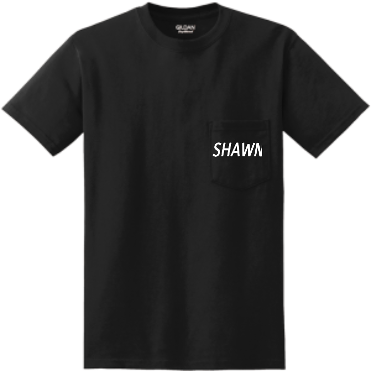 Shawn Tee Men's 50/50 Cotton/Polyester T-Shirts Gildan 8300