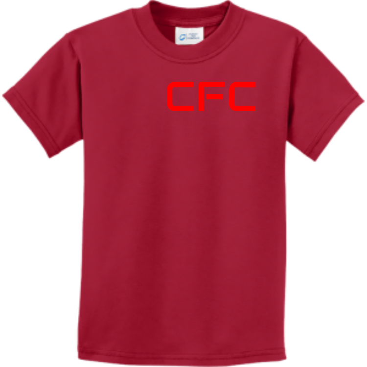 Cfc Boy's 100% Cotton T-Shirts Port And Company PC61Y