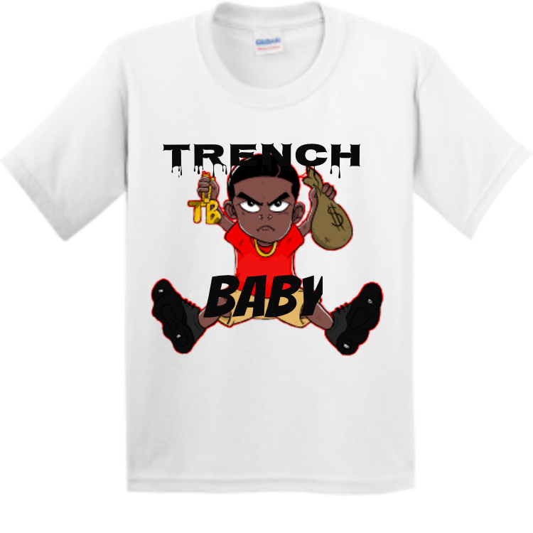 Trench baby Boy's 100% Cotton T-Shirts Gildan 5000B