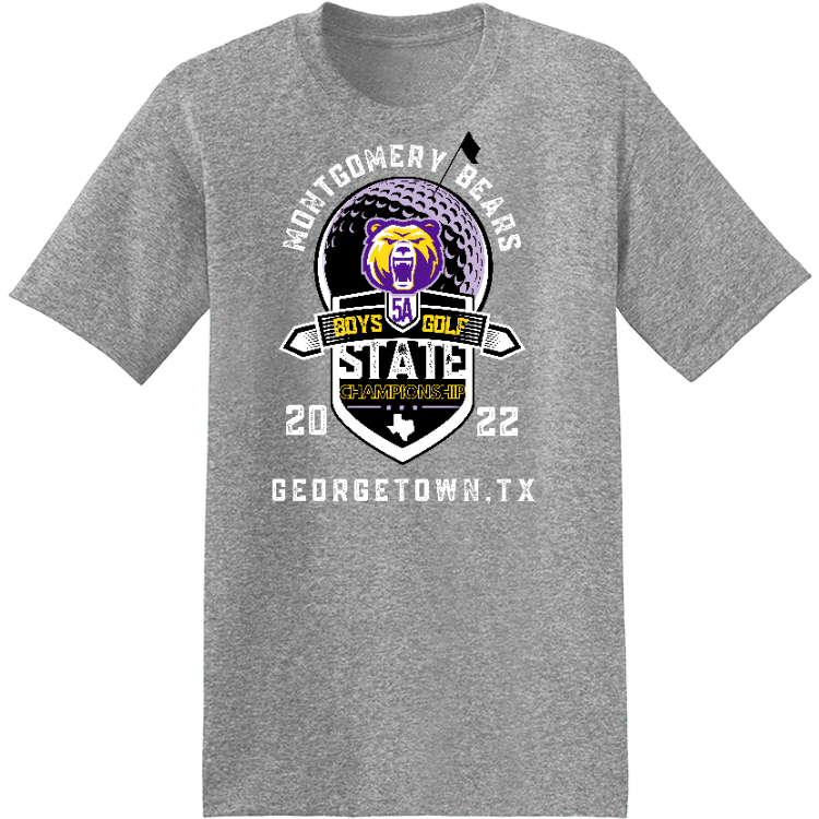 MHS STATE Men's 50/50 Cotton/Polyester T-Shirts Hanes 5170