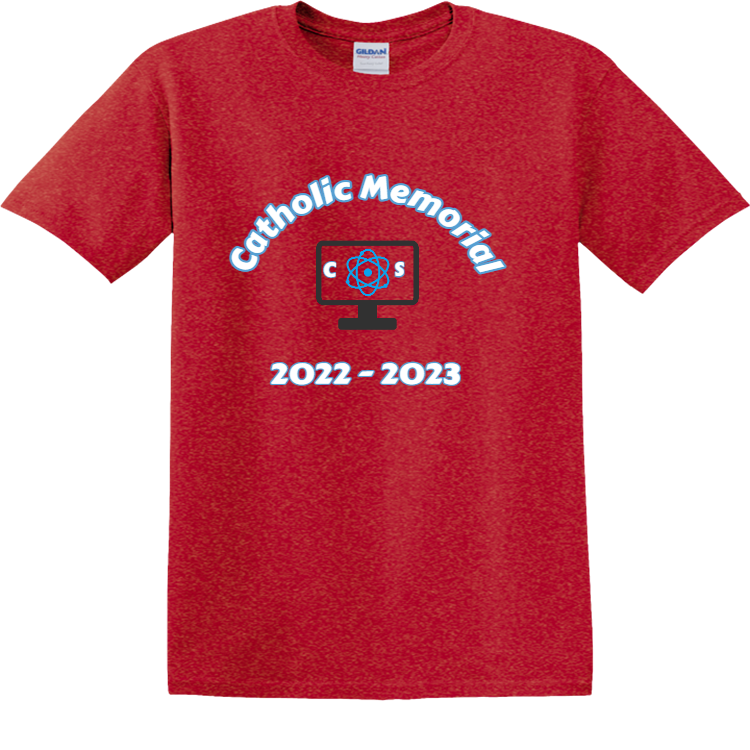 Catholic Memorial 2022 2023 C S Men's 100% Cotton T-Shirts Gildan 5000