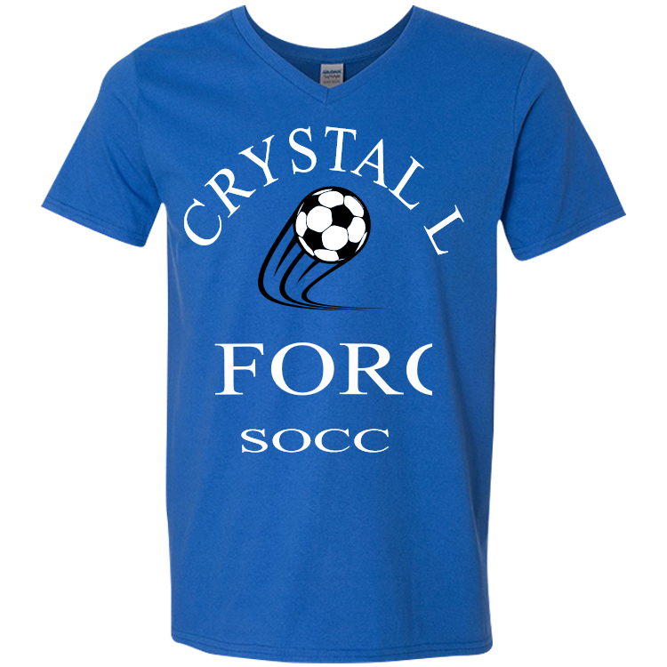 FORCE SOCCER Men's 100% Cotton T-Shirts Gildan 64V00