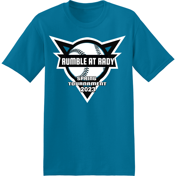 RUMBLE AT RADY 2023 TOURNAMENT Men's 50/50 Cotton/Polyester T-Shirts ...