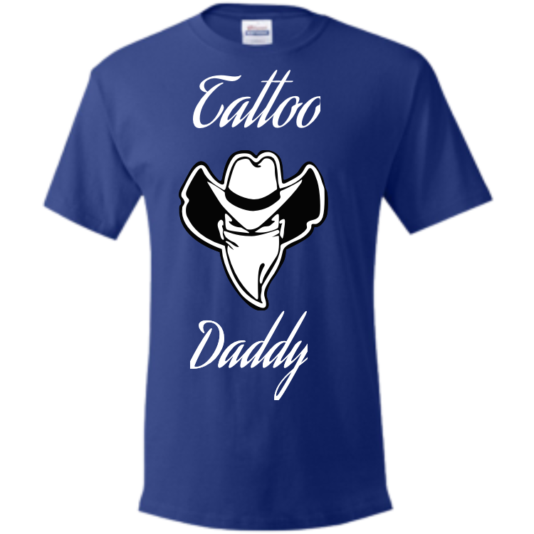 Tattoo Daddy Men's 100% Cotton T-Shirts Hanes 5280