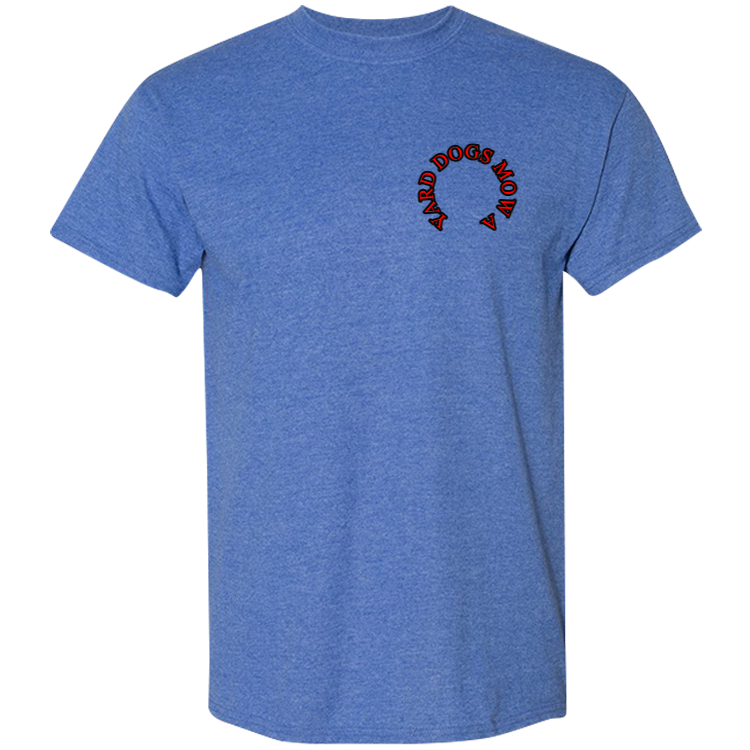 YARD DOGS MOW AND GO Men's 50/50 Cotton/Polyester T-Shirts Gildan 8000