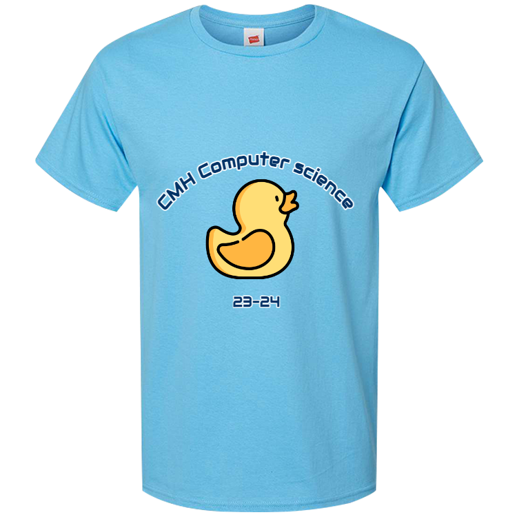 CMH Computer science 23 24 Men's 100% Cotton T-Shirts Hanes 5280