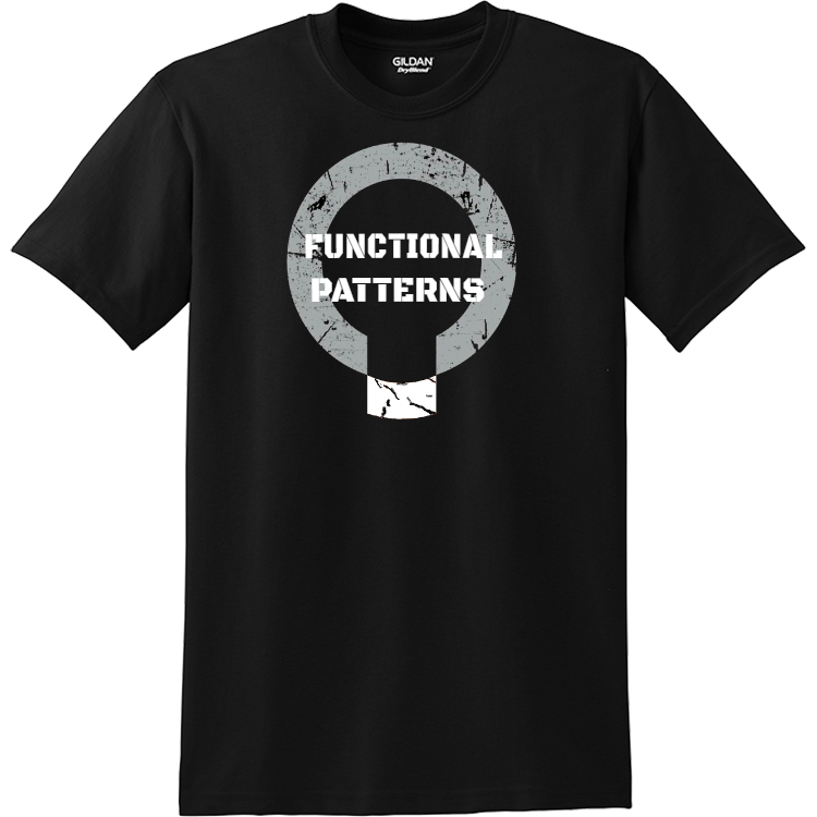 FUNCTIONAL PATTERNS Men's 50/50 Cotton/Polyester T-Shirts Gildan 8000